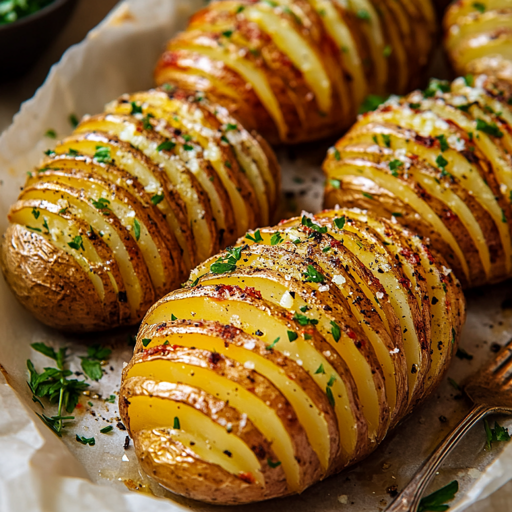 Hasselback Potatoes