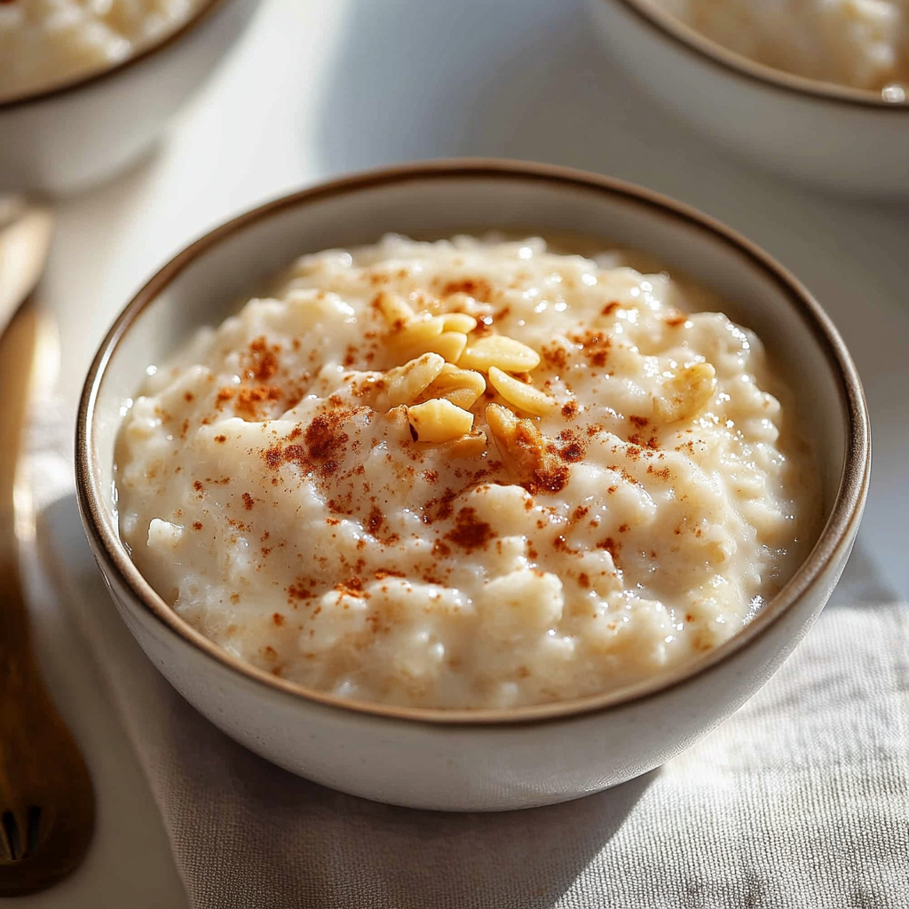 Rice Pudding with Cooked Rice