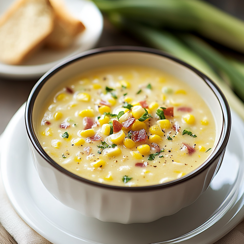 Creamy Corn Chowder Soup
