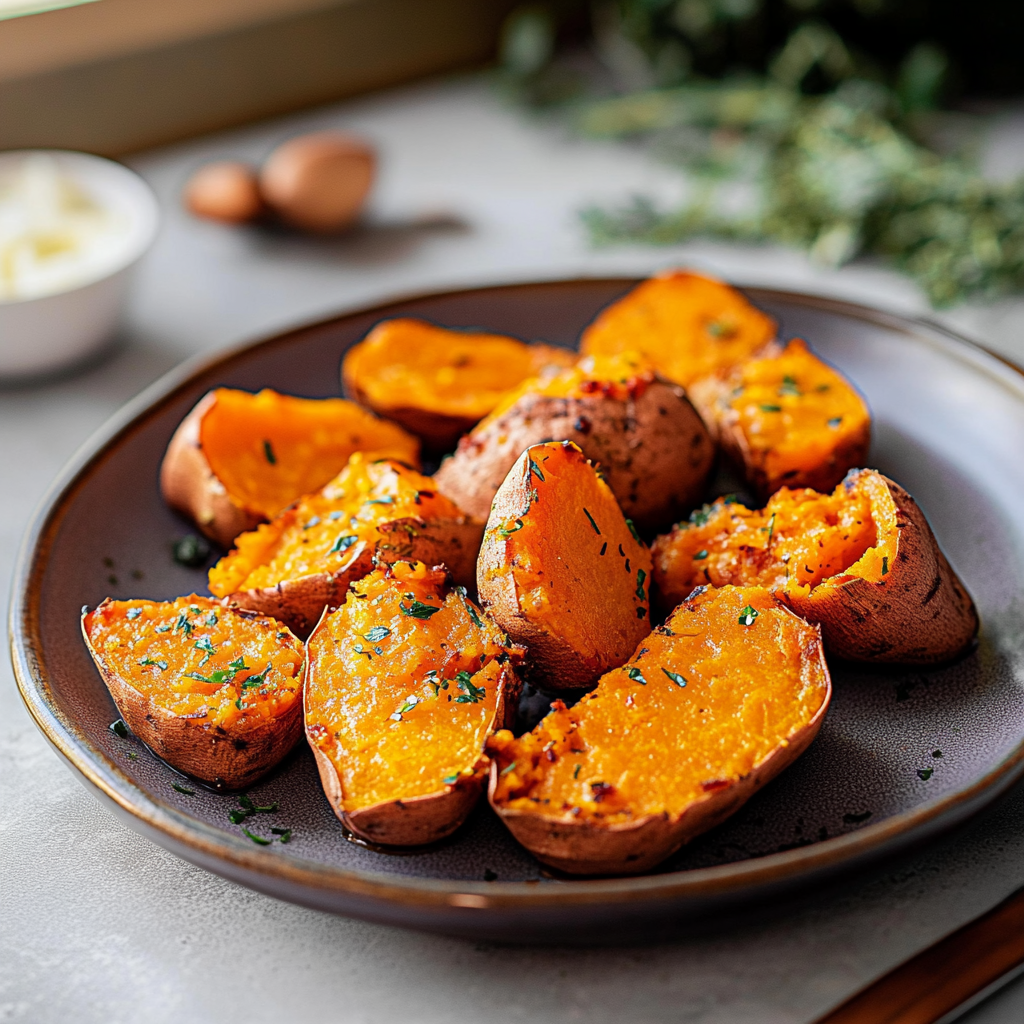 Sweet Roasted Sweet Potatoes