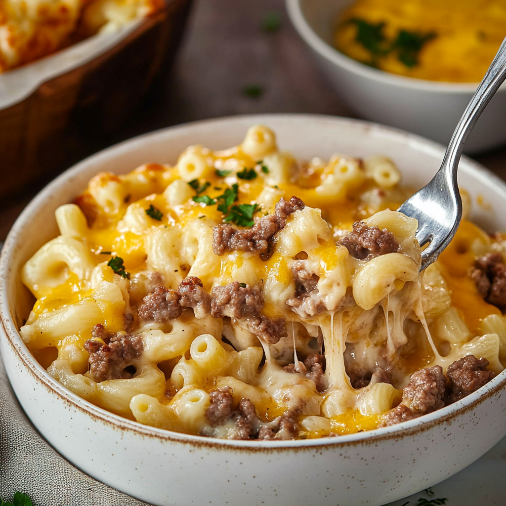 Hamburger Mac and Cheese