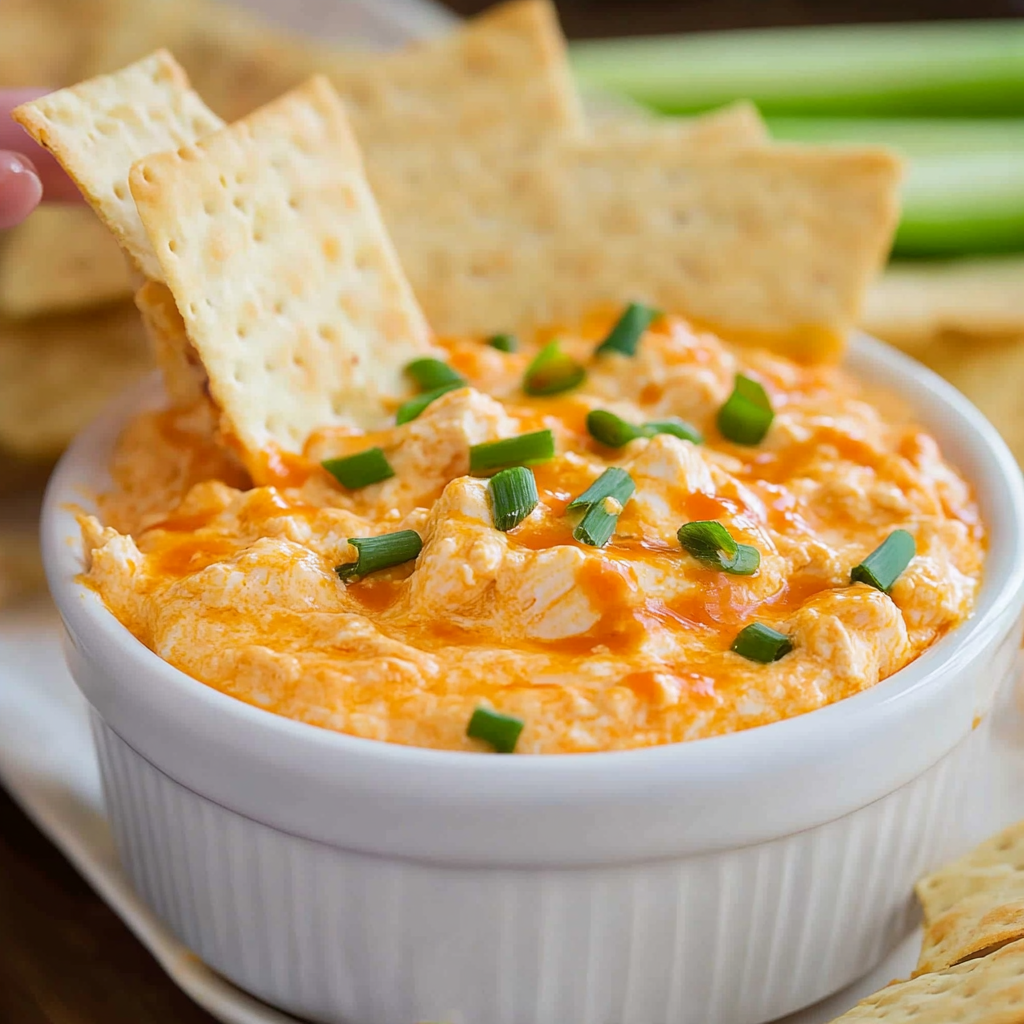 Crock Pot Buffalo Chicken Dip